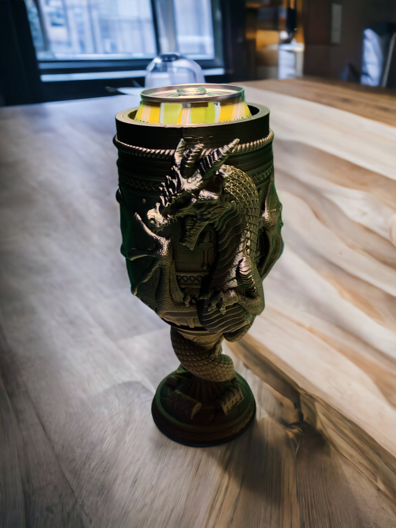 3D Printed Dragon Goblet for a Can - Etsy