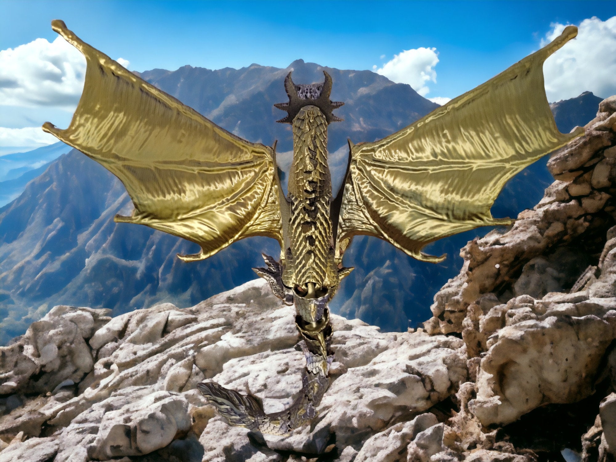 Large Articulated 3D Printed Dragon - Etsy