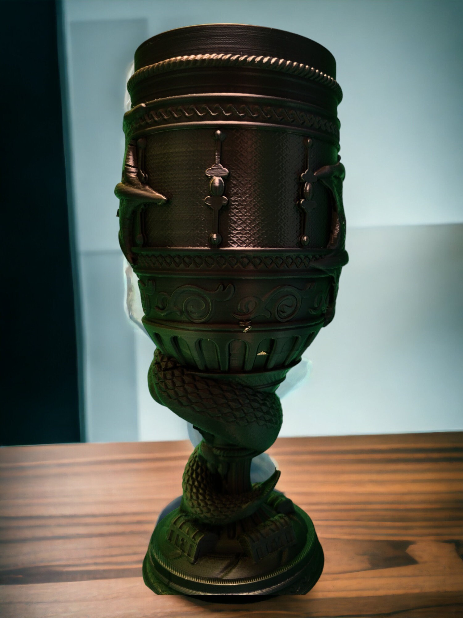 3D Printed Dragon Goblet for a Can - Etsy