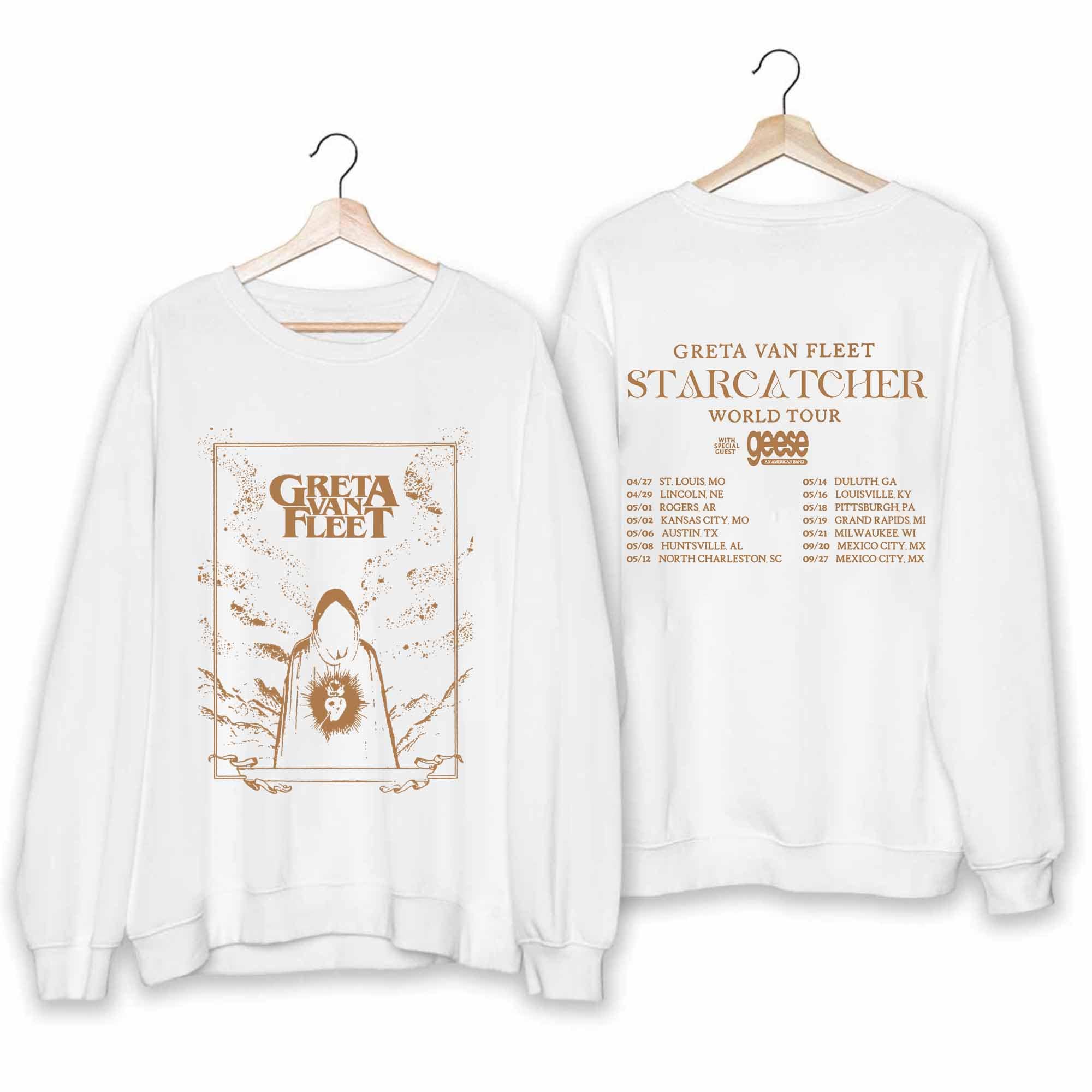 Greta Van Fleet Starcatcher World Tour 2024 Shirt, Greta Van Fleet Band ...