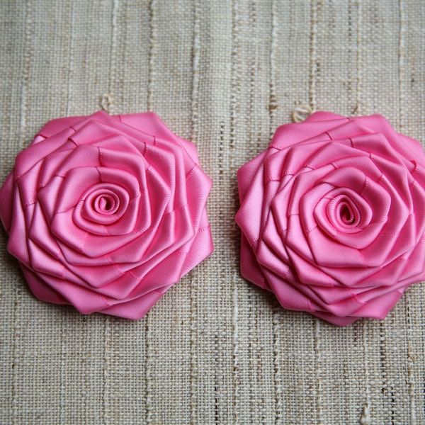 Pink Ribbon Roses - Etsy