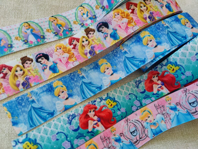 1 Yards Disney Princess Grosgrain Ribbon 1-1/2" (38mm). Disney ...