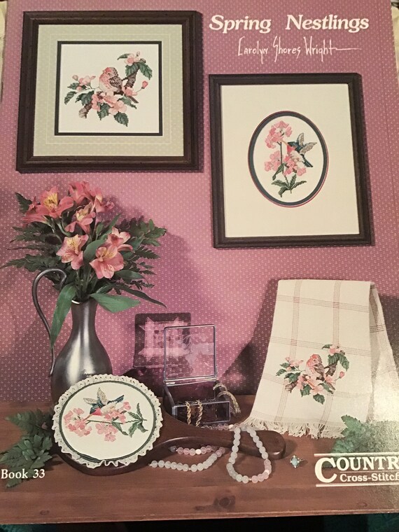 Spring Nestlings by Carolyn Shores Wright Book 33 by Country | Etsy