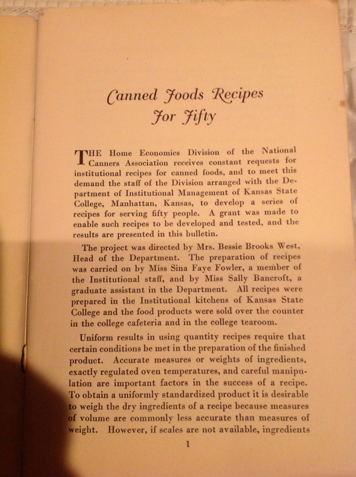 Canned Recipes for Fifty by National Canners Association - Etsy UK