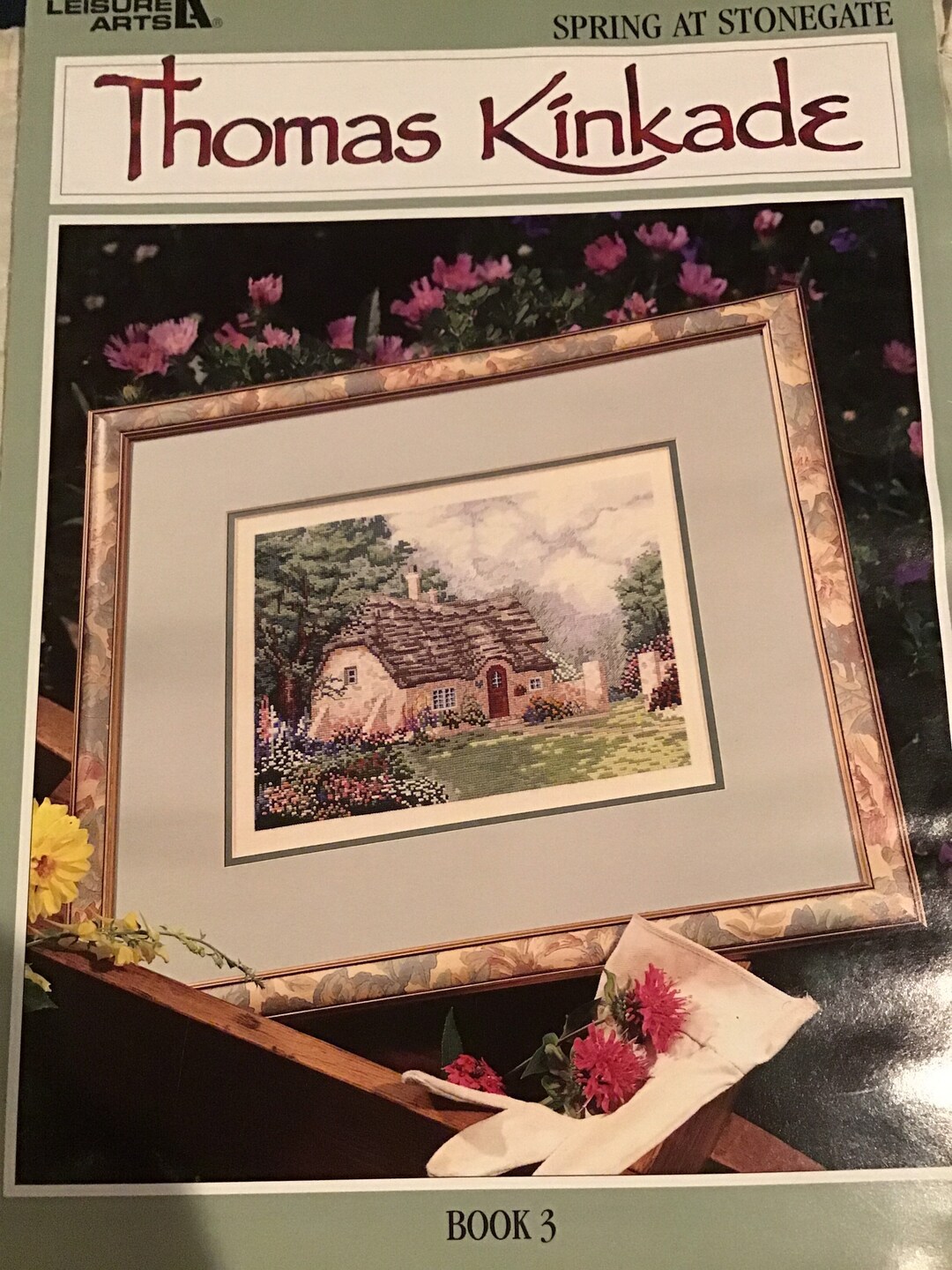 Leisure Arts Thomas Kinkade Spring at Stonegate Book 3 - Etsy