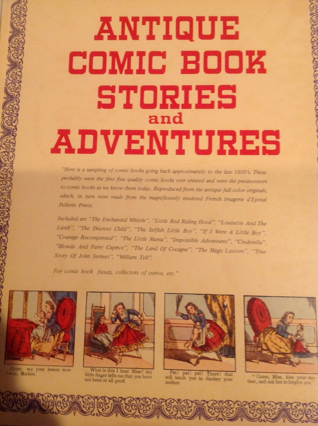 Antique Comic Book Stories and Adventures - Etsy