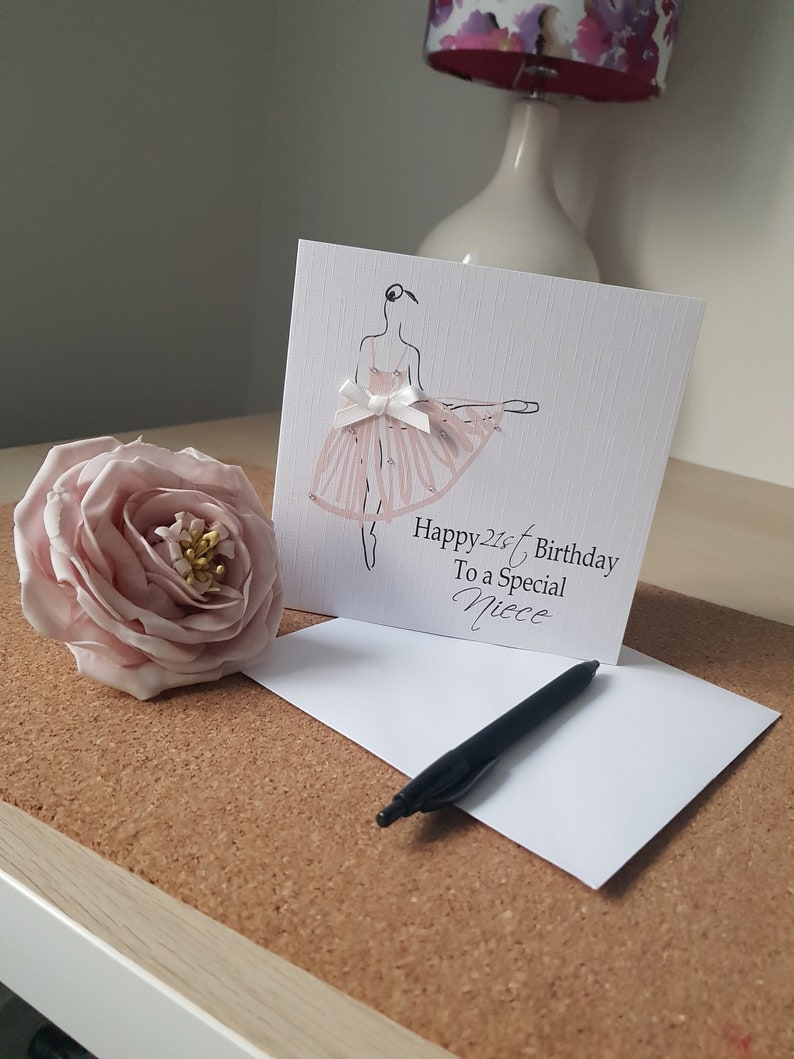 Personalised Ballet Dancer Birthday Card | Etsy UK