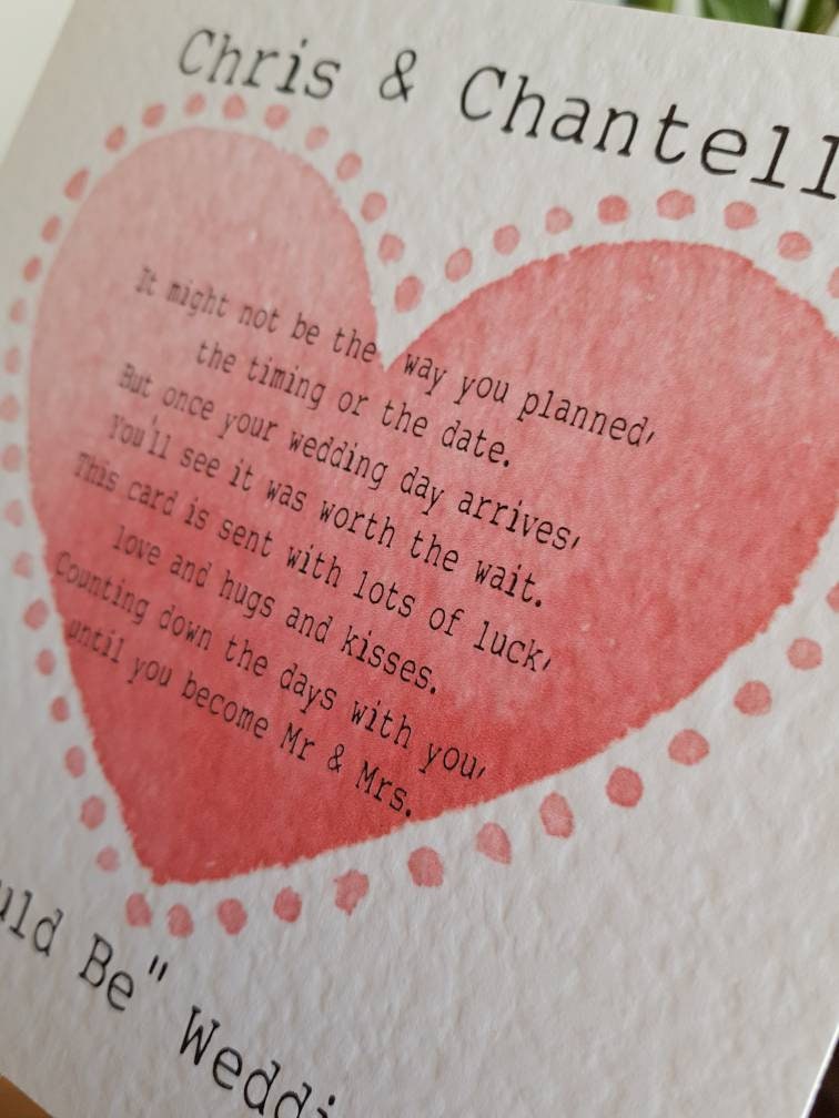 Would Be Wedding Day Card - Etsy