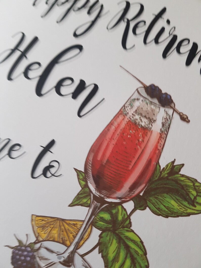 Personalised Retirement Card - Etsy