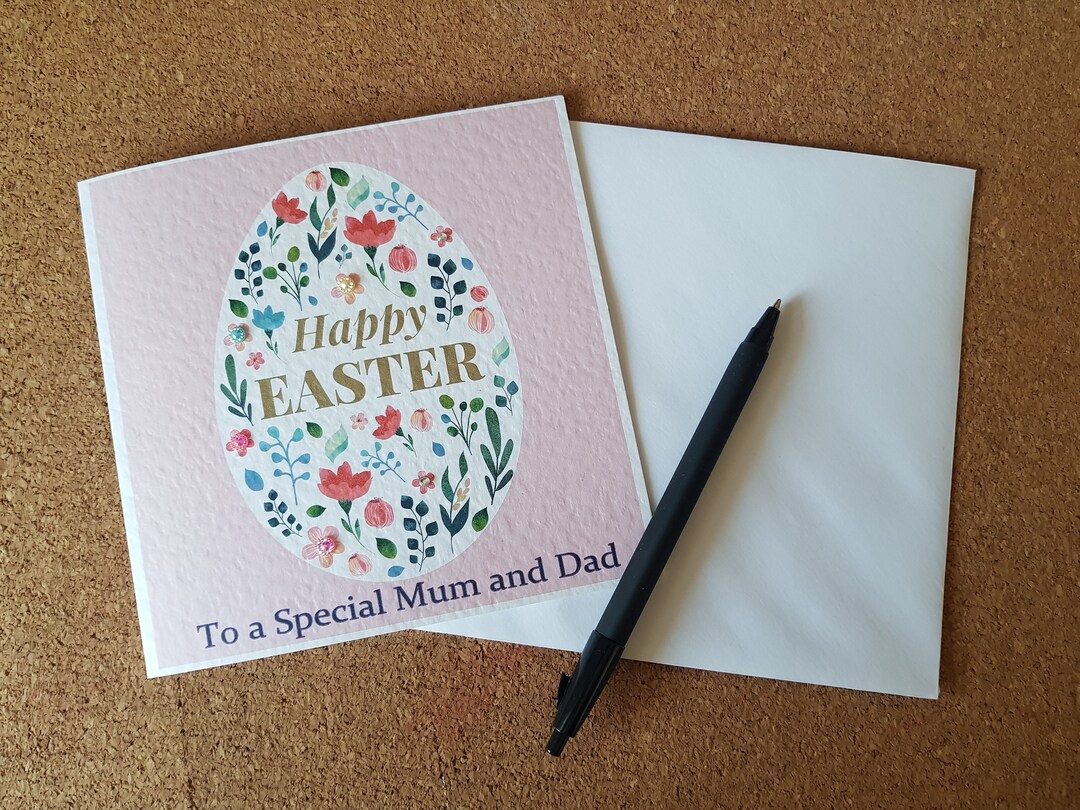 Personalised Easter Card - Etsy