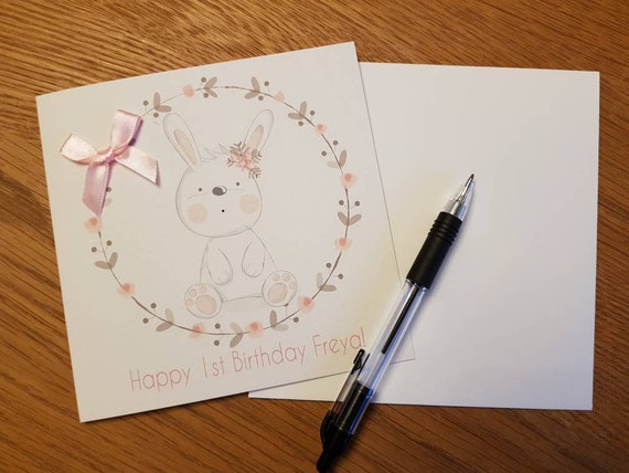 Personalised First Birthday Card | Etsy