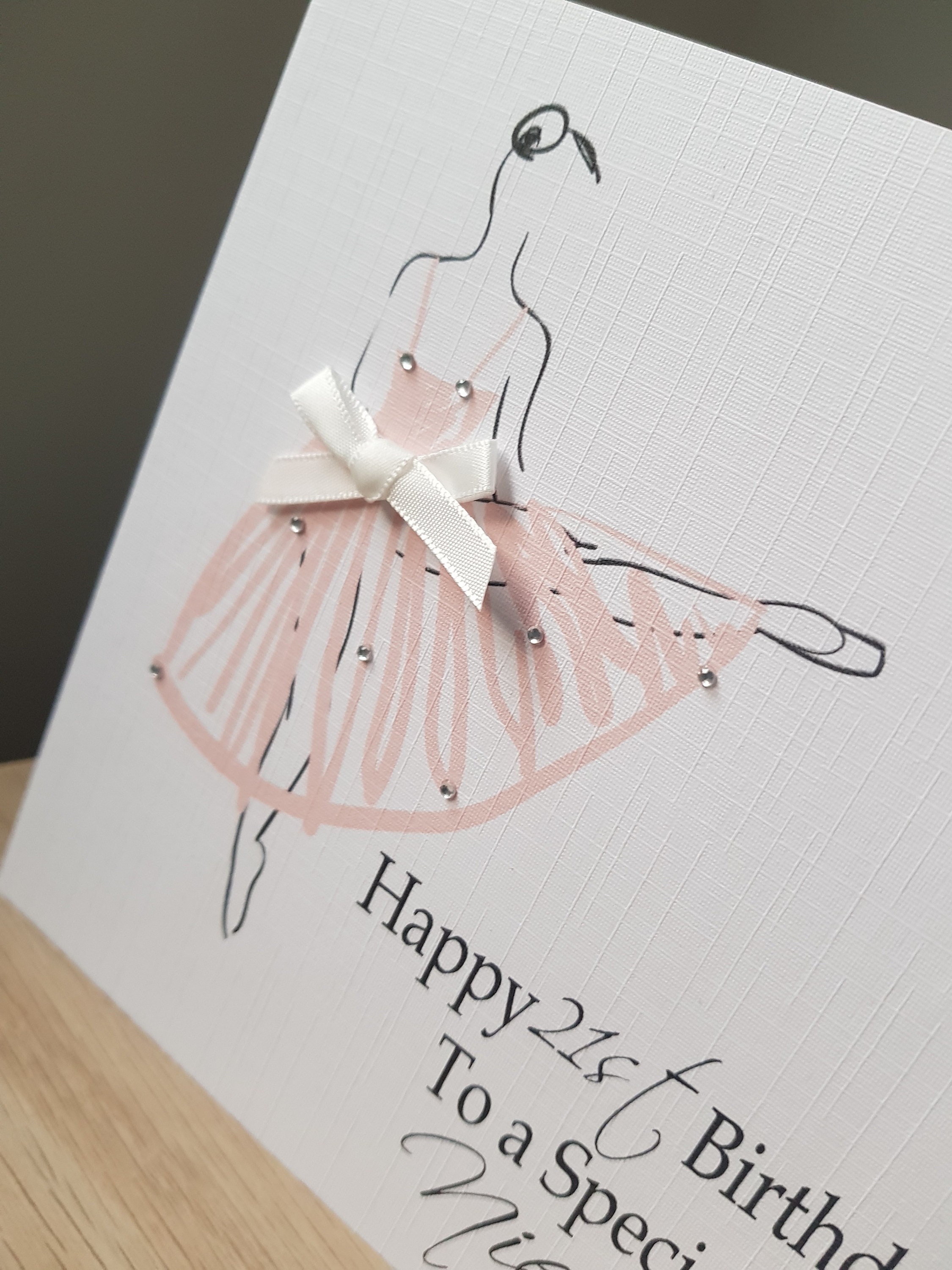 Personalised Ballet Dancer Birthday Card | Etsy UK