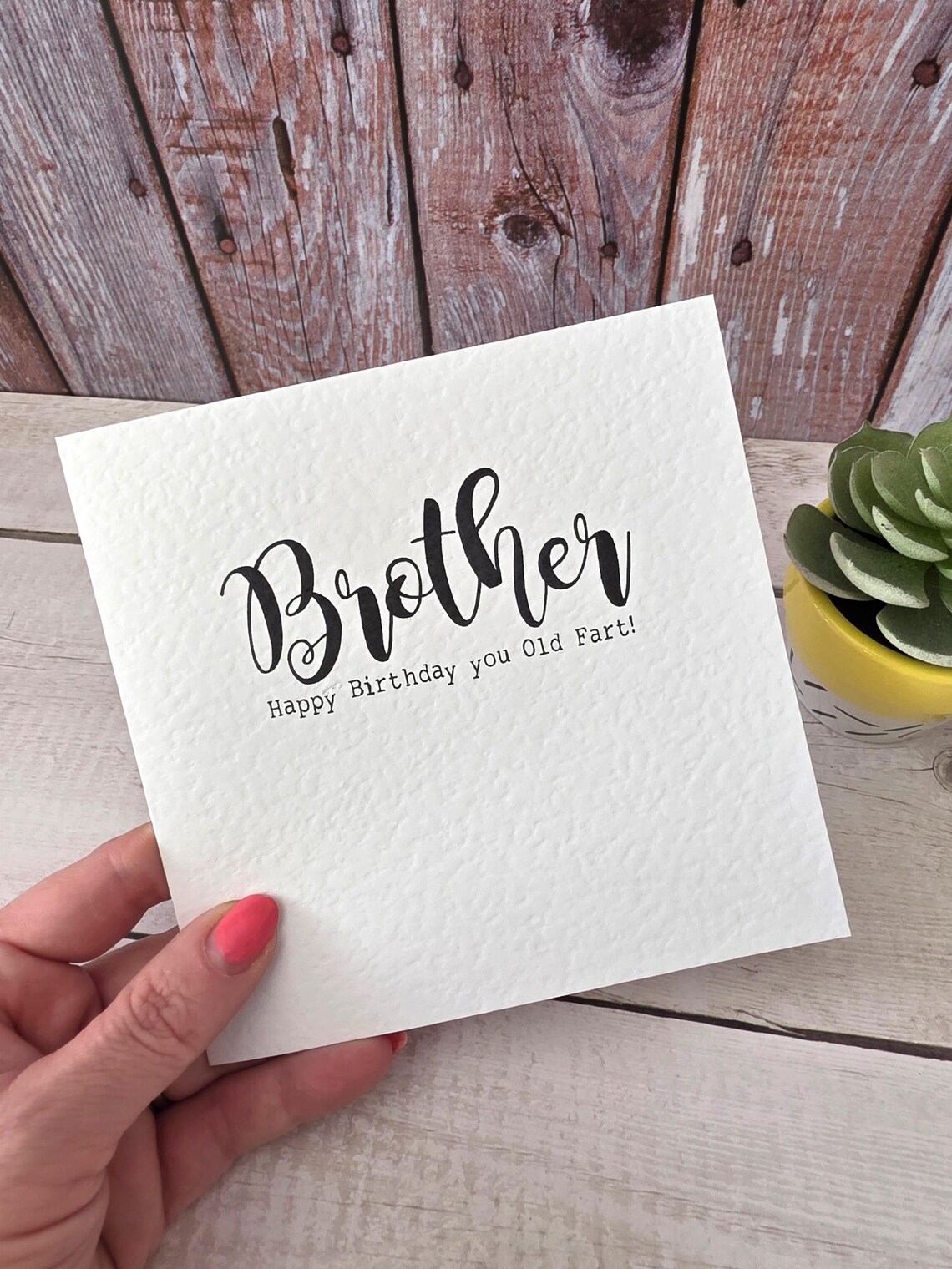 Funny Brother Birthday Card - Etsy