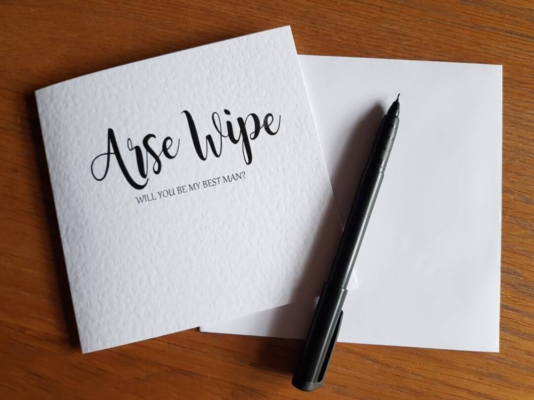 Will You Be My Best Man Card - Etsy