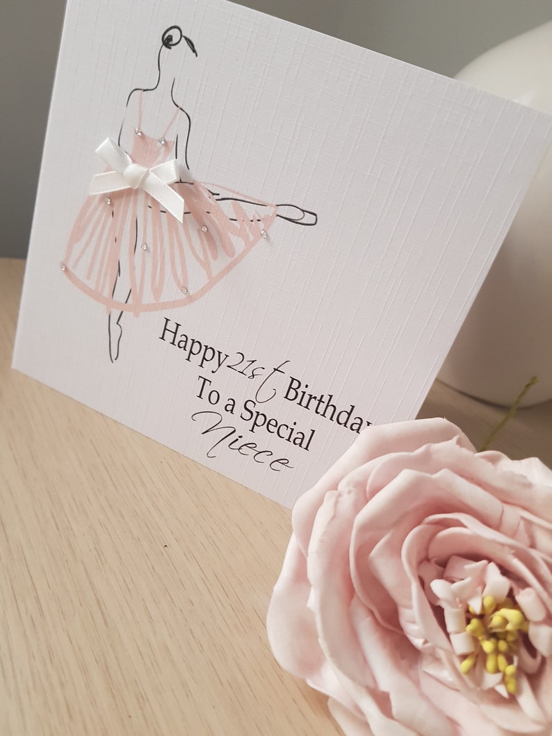 Personalised Ballet Dancer Birthday Card | Etsy UK