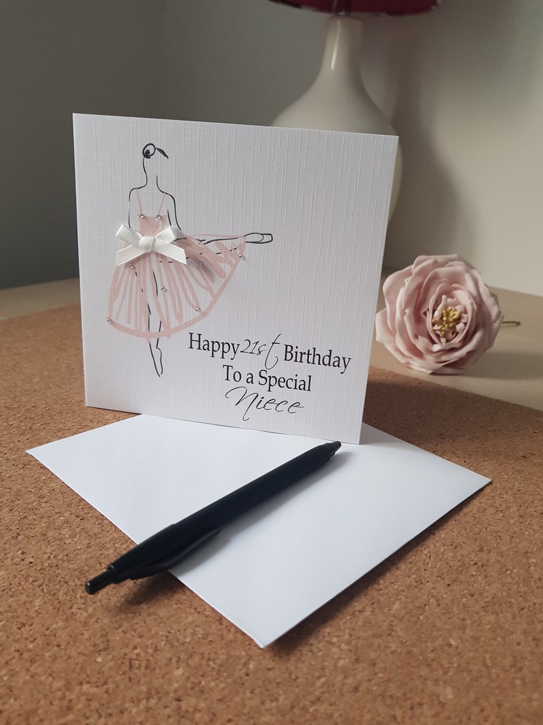 Personalised Ballet Dancer Birthday Card | Etsy UK