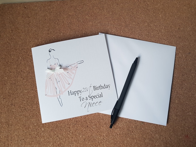 Personalised Ballet Dancer Birthday Card | Etsy UK