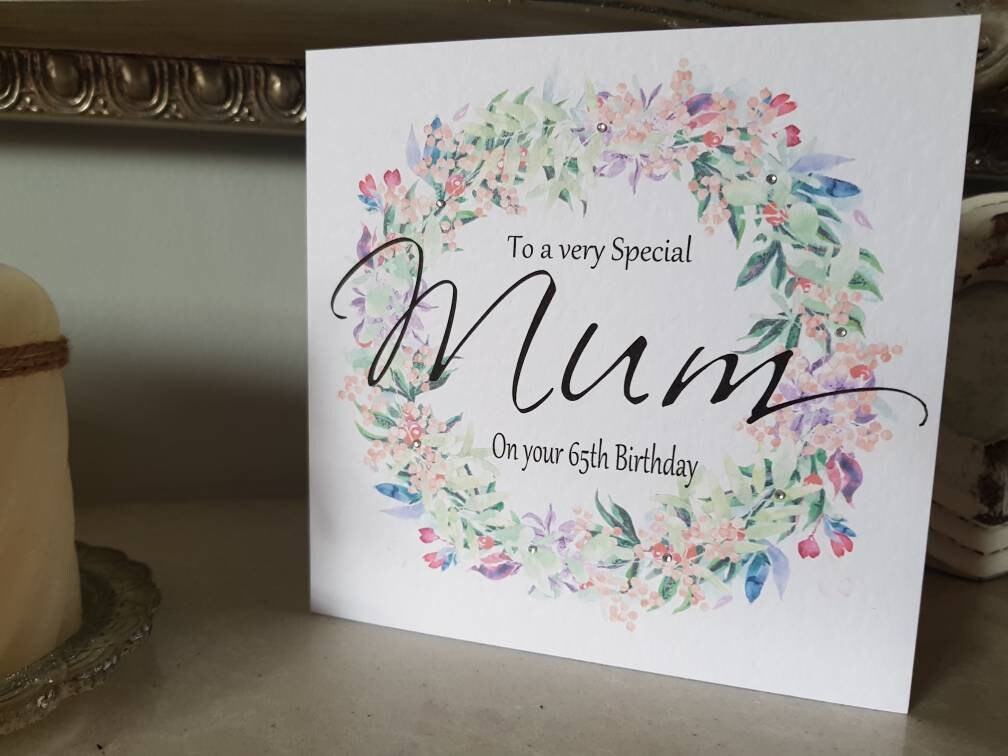 Personalised Mum Birthday Card | Etsy