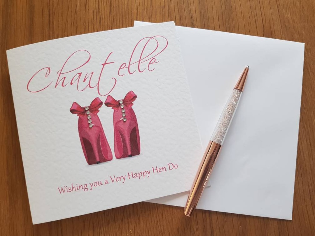 Personalised Hen Party Card - Etsy UK