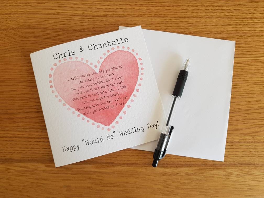 Would Be Wedding Day Card - Etsy