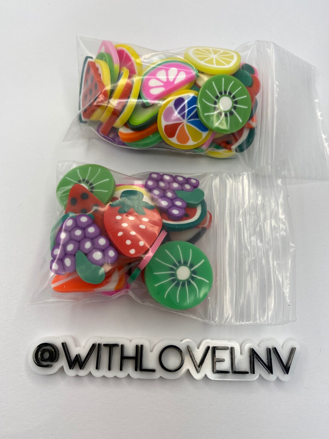 Kawaii Fruit Confetti Pick Your Amount of Fruit | Etsy