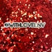Sweetheart Red Heart Shaped Glitter Choose Your Amount - Etsy