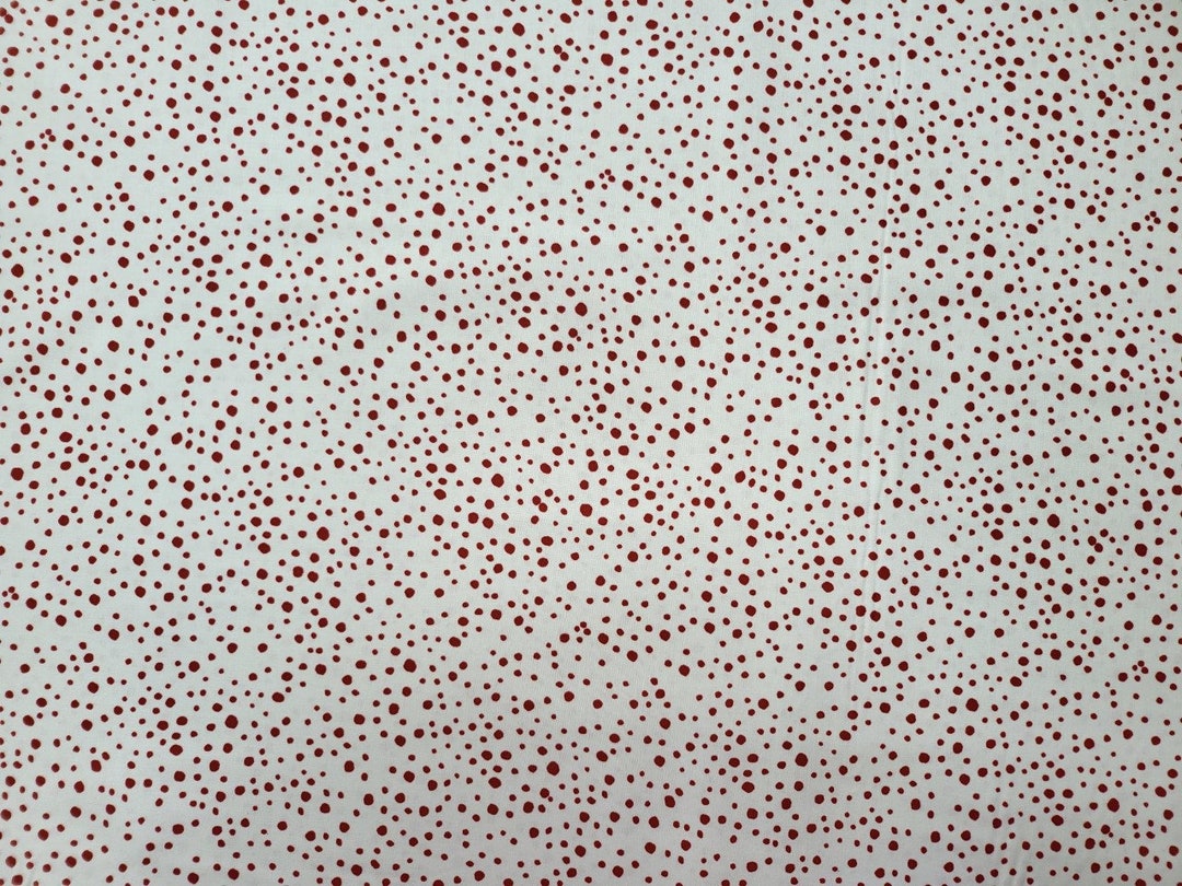Loralie Designs - 692-587 -pepper Dots White / Red - Etsy