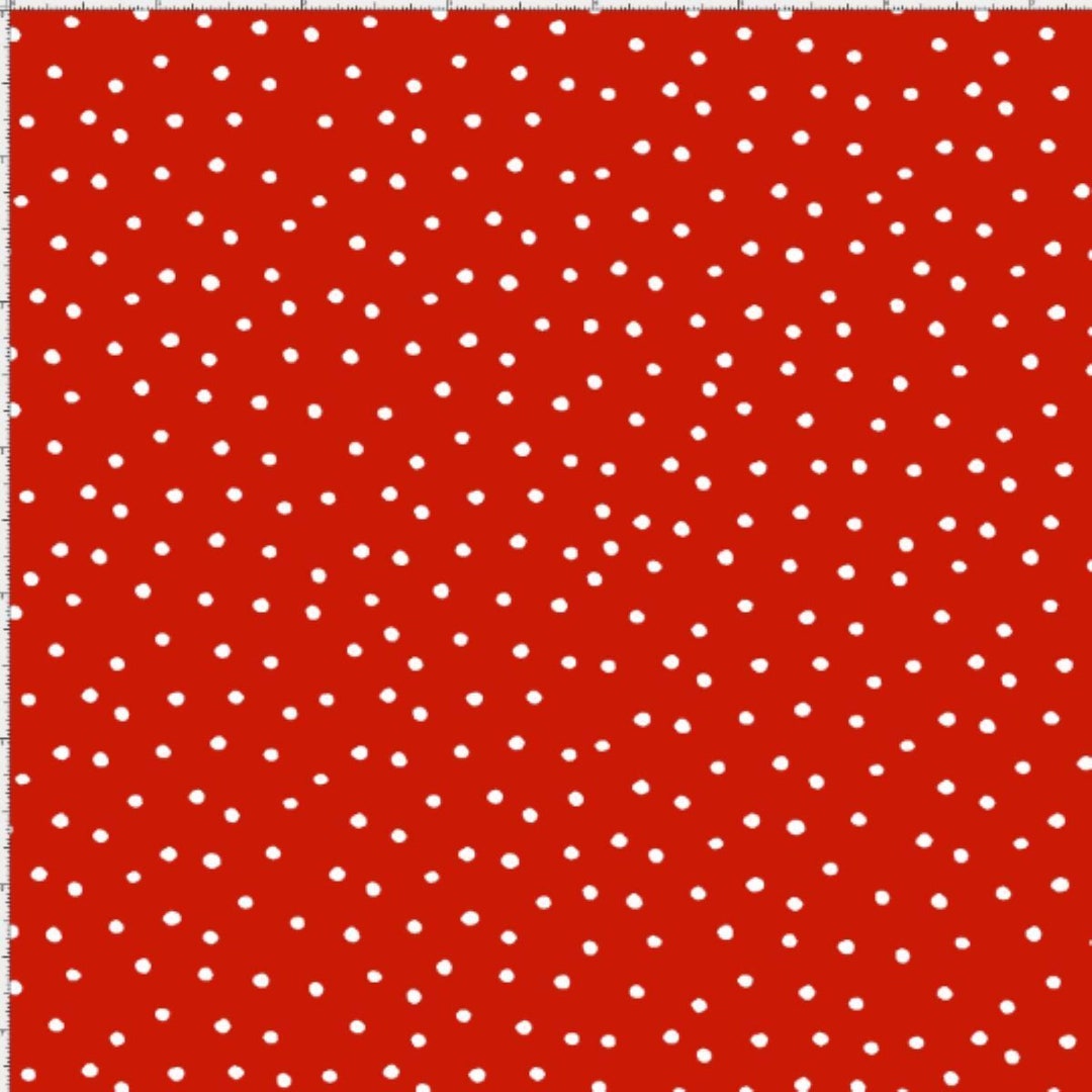 Loralie Designs Dinky Dot Red / White - 691816 - Etsy