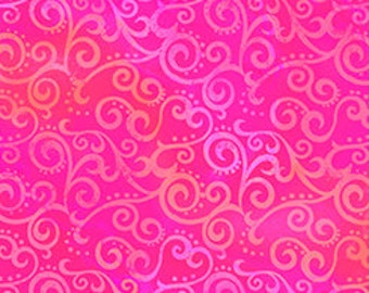 Hot Pink Scroll - Etsy