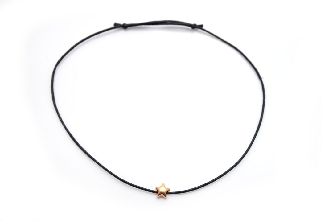 Anklet Rose Gold Plated Star - Etsy