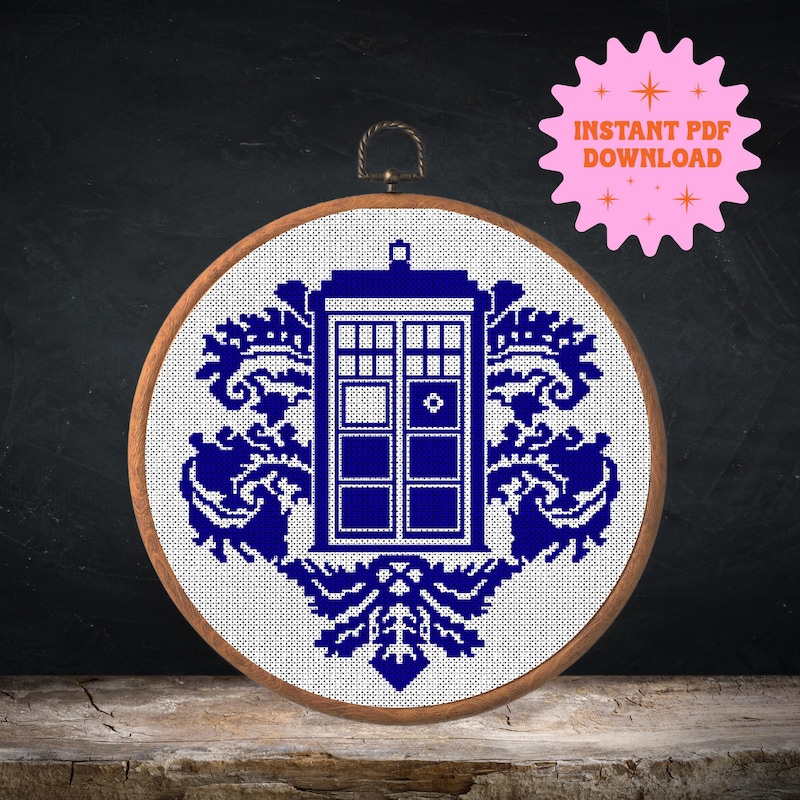 Doctor Who Cross Stitch Pattern - Etsy