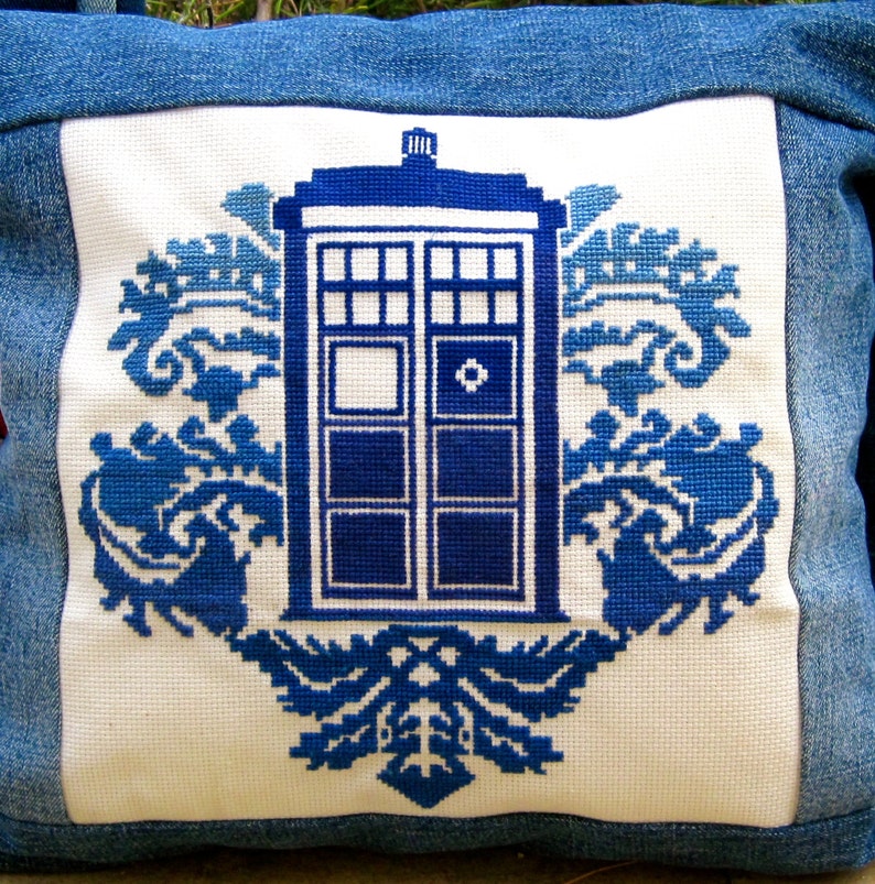 TARDIS De Lys | Doctor Who Cross Stitch Pattern | Instant PDF Download ...