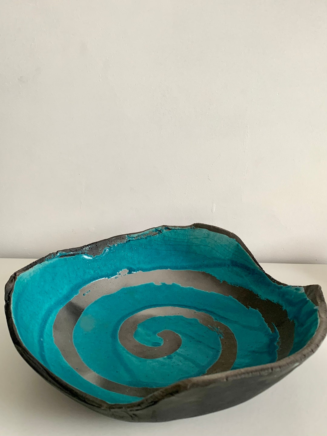 Raku Ceramic Dish Raku Pottery Trinket Tray Ceramic - Etsy