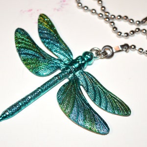 Dragonfly Ceiling Fan Pull, Light Pull Chain, Antique Silver With ...