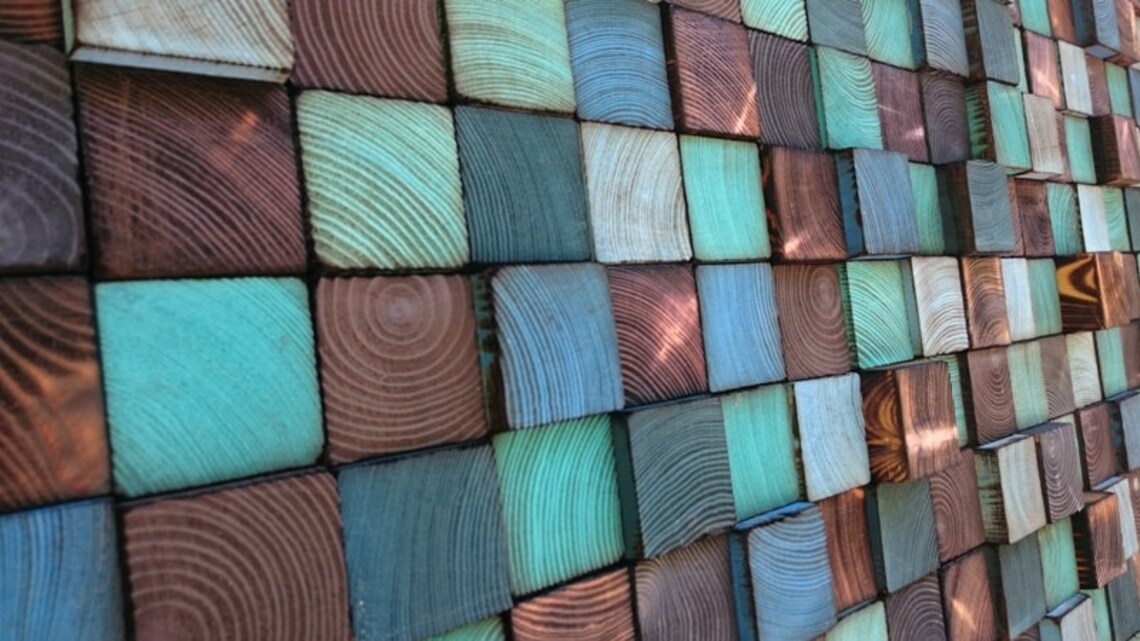 Abstract Painting on Wood Reclaimed Wood Art Sculpture - Etsy