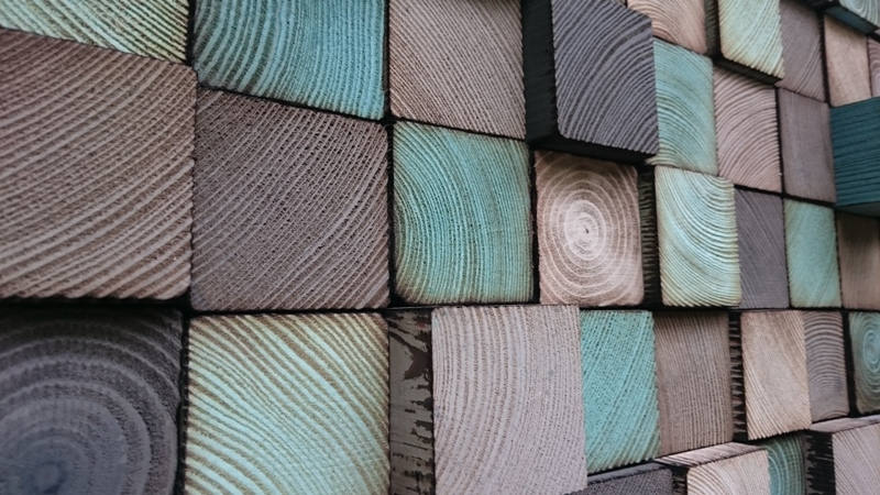 Abstract Painting on Wood Reclaimed Wood Art Sculpture | Etsy