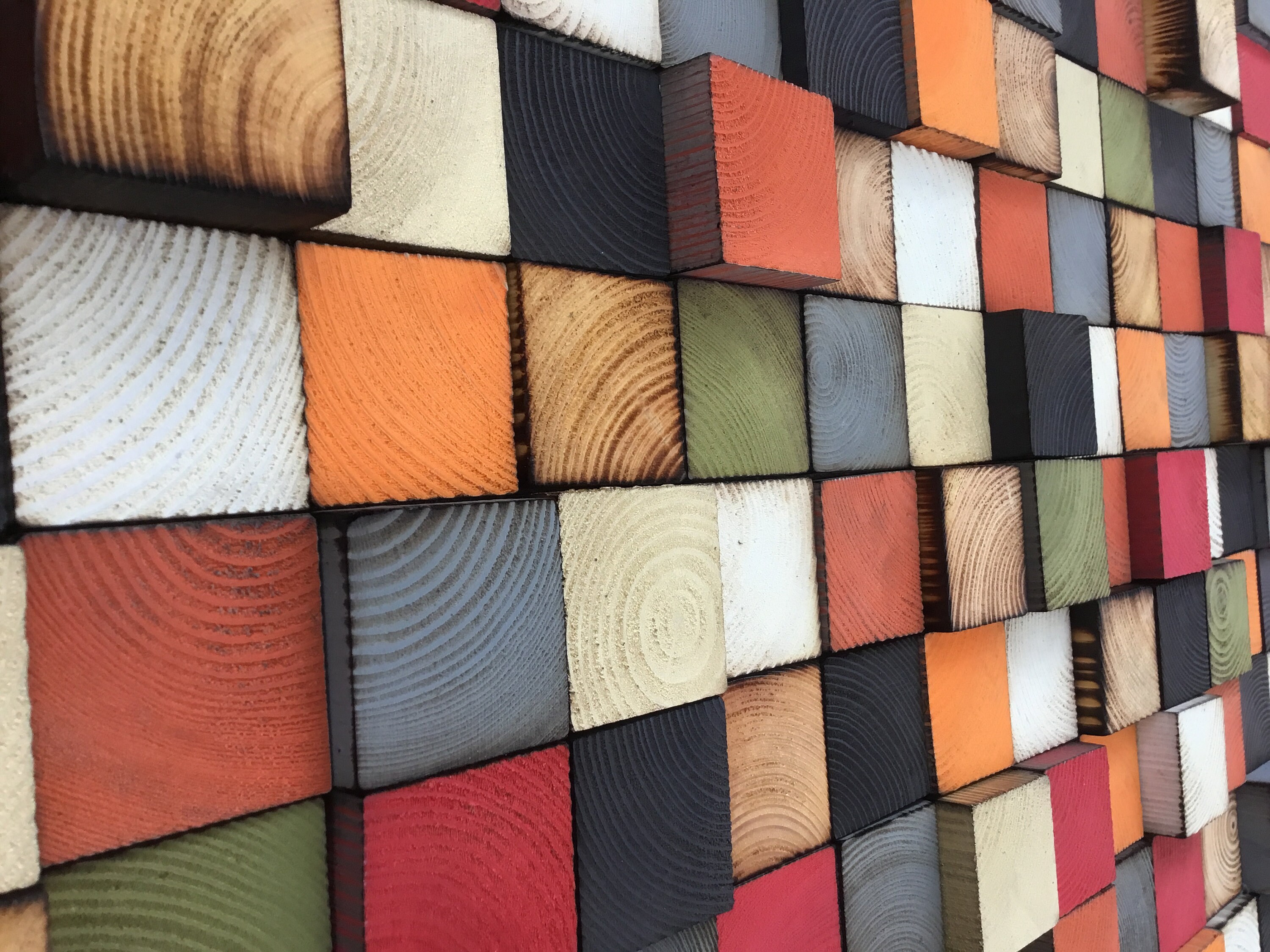 Wood Wall Art Wood Sound Diffusor Wall Sculpture | Etsy