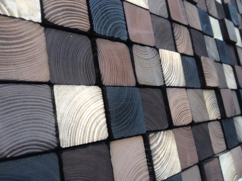 Abstract Acrylic Painting on Wood Reclaimed Wood Art Wood - Etsy