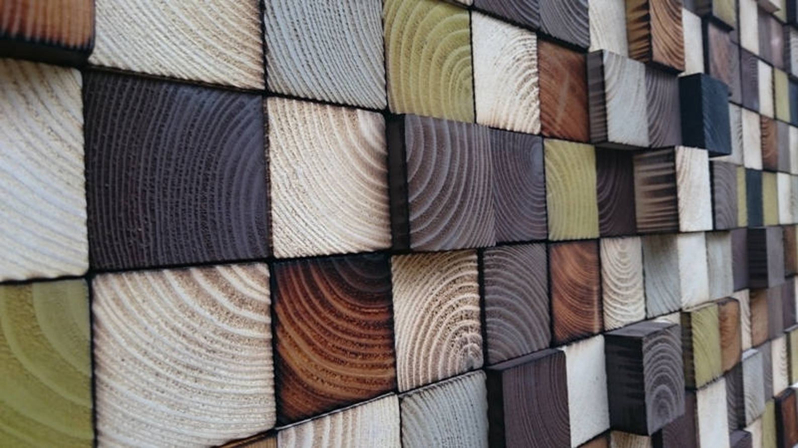 Wood Wall Art Wood Sound Diffusor Wall Sculpture - Etsy