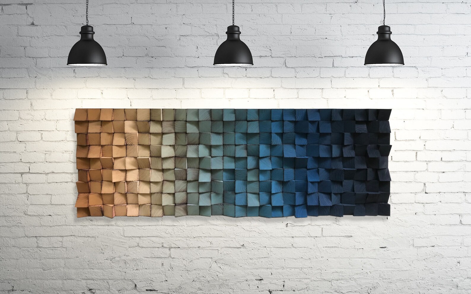 Wood Wall Art Wood Sound Diffuser Reclaimed Wood Art - Etsy