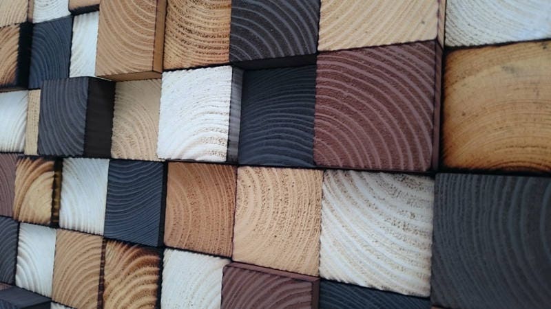 Wood Wall Art Reclaimed Wood Art Sculpture Rustic Wall Art | Etsy