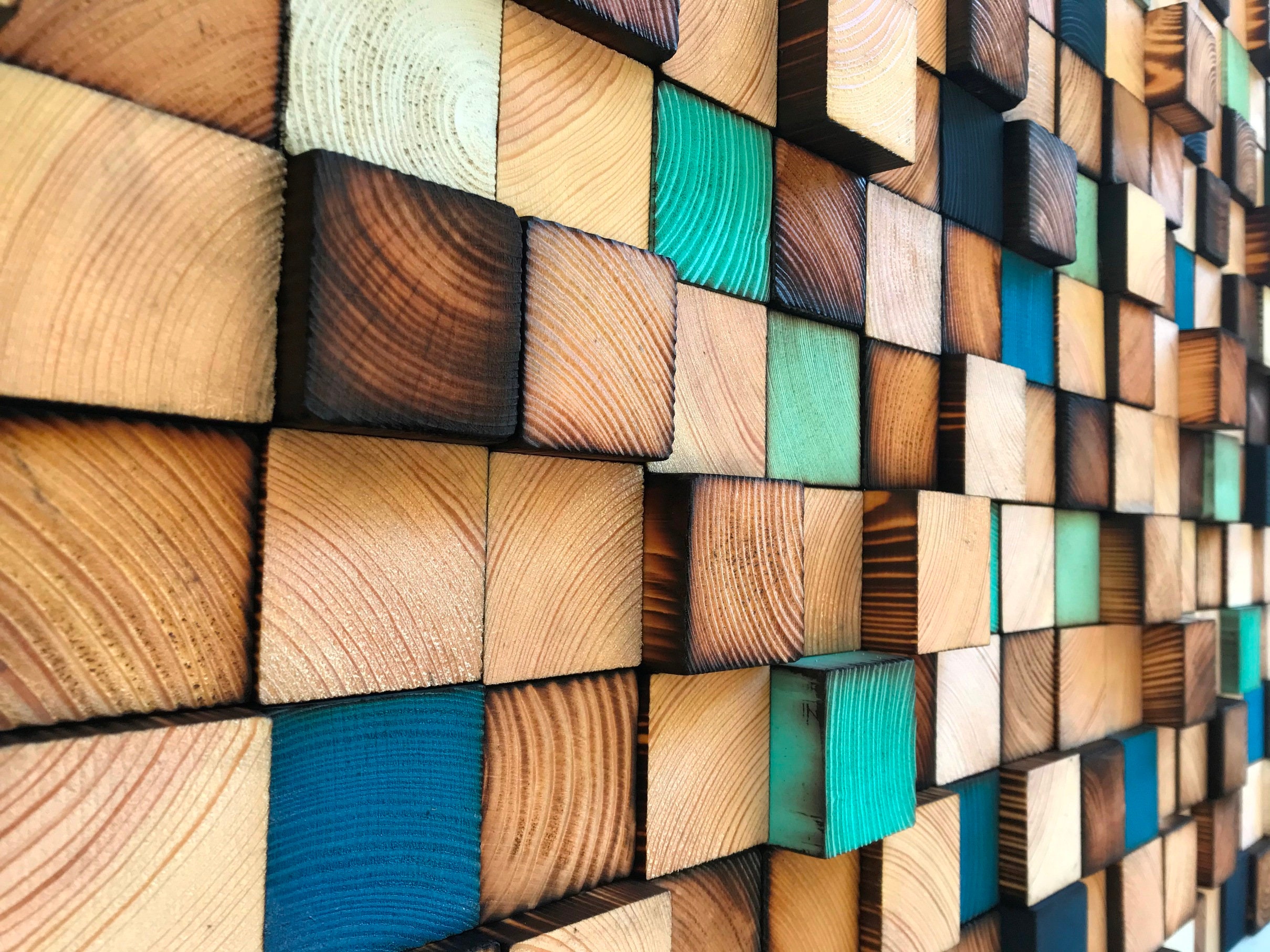 Rustic Wood Wall Art Reclaimed Wood Art Wood Wall | Etsy