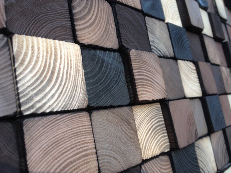 Abstract Acrylic Painting on Wood Reclaimed Wood Art Wood - Etsy