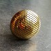 Brass Pinhole Circular Cabinet Knob Intricate Gold Dotted - Etsy