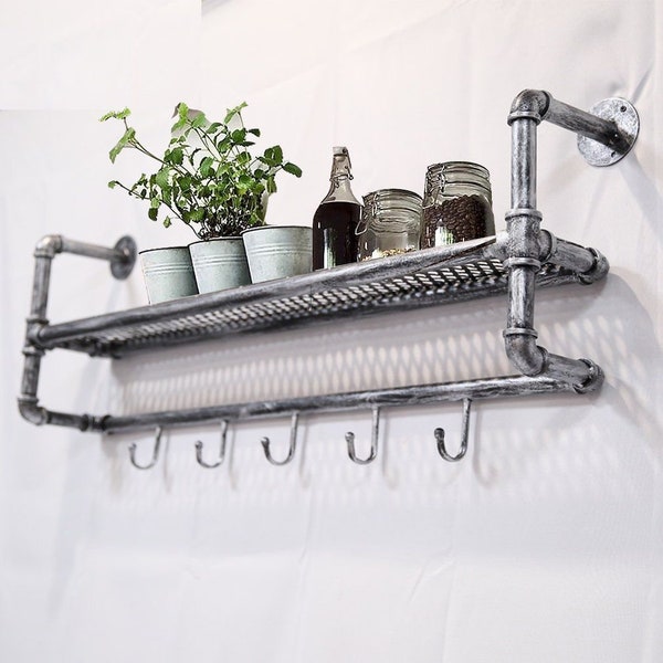 Galvanized Pipe Shelves - Etsy