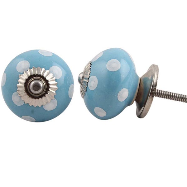 Blue Cabinet Knobs - Etsy