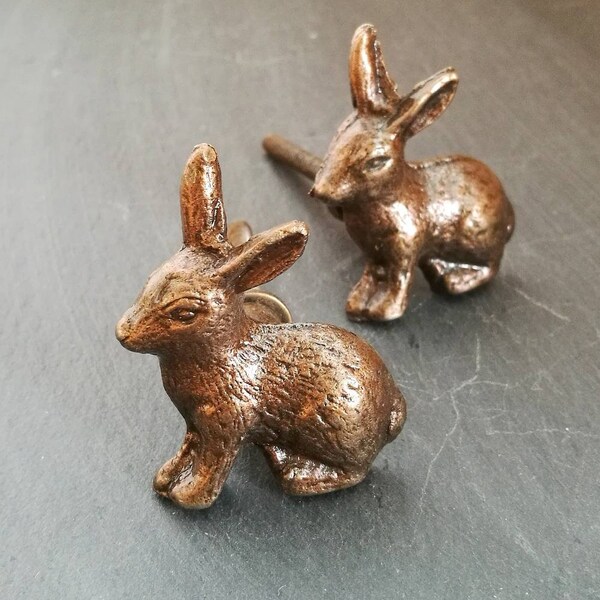 Bunny Drawer Knobs - Etsy
