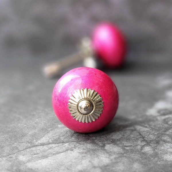 Pink Drawer Knobs - Etsy