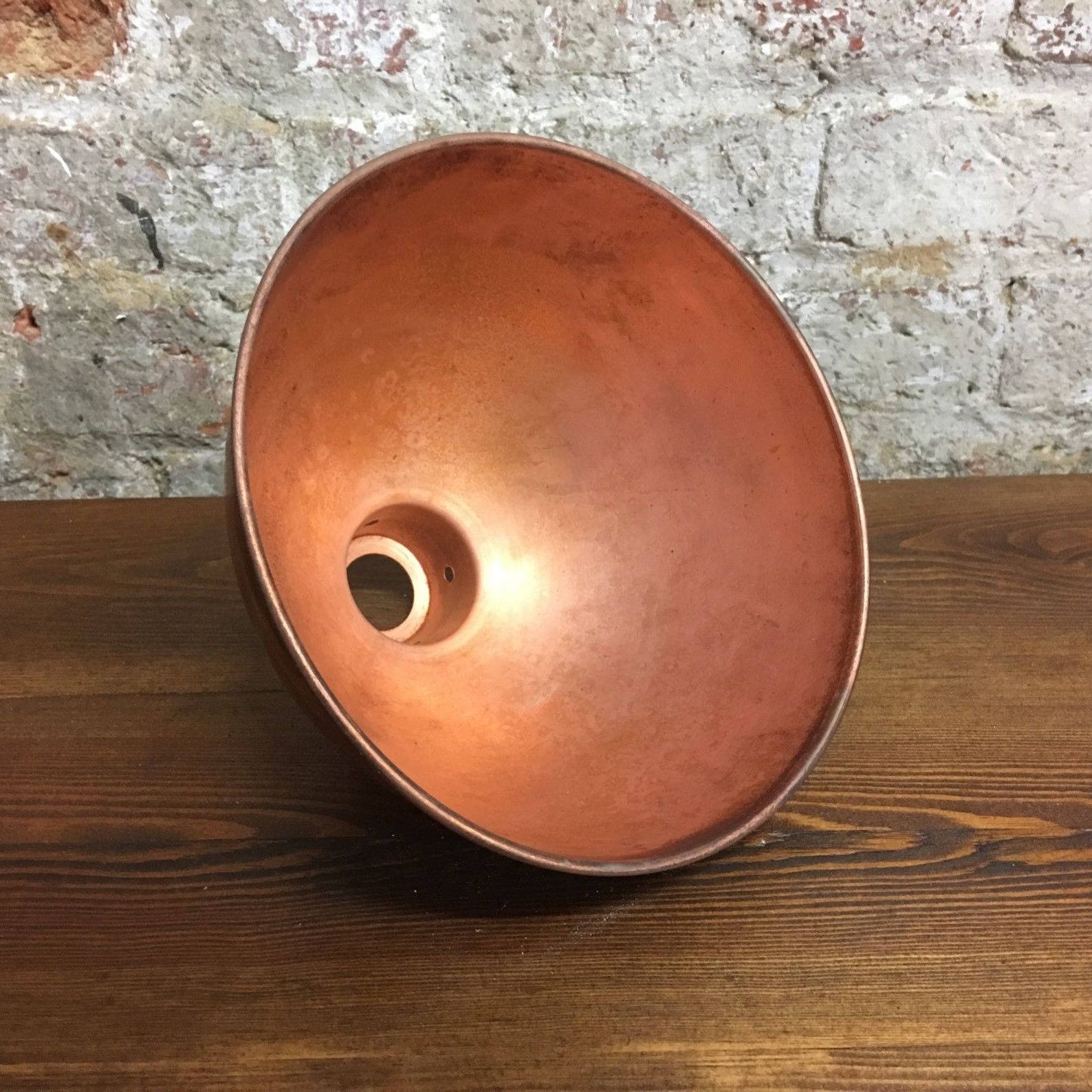 Retro Industrial Copper Lampshade Rustic Vintage Style Metal | Etsy
