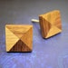Geometric Triangular Patterned Square Door Knob Wooden Drawer Pull - Etsy